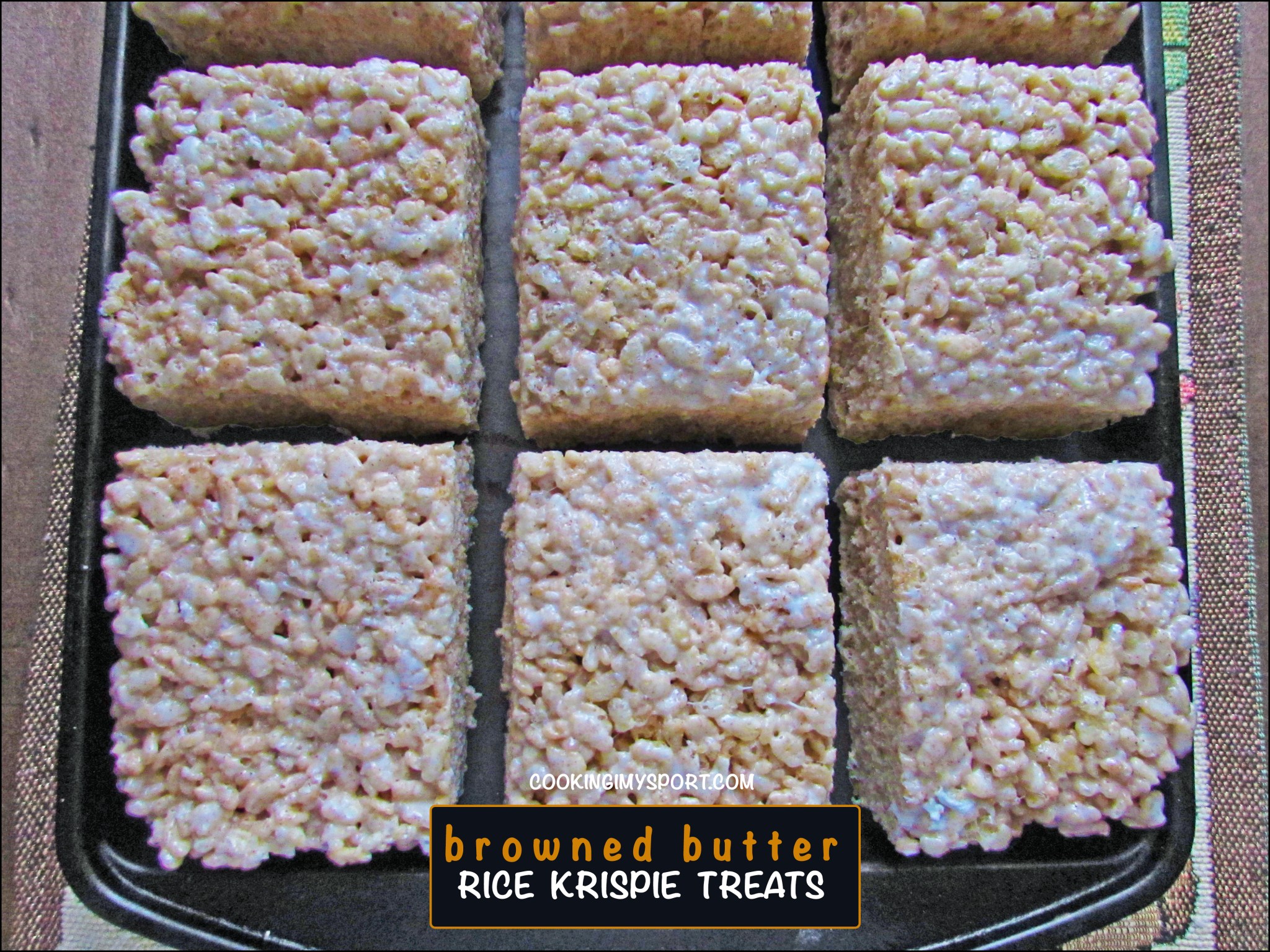 Browned Butter Rice Krispie Treats – Cooking Is My Sport