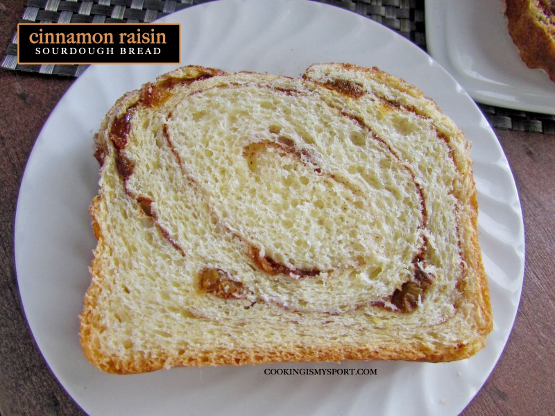 Cinnamon Raisin Sourdough Bread – Cooking Is My Sport
