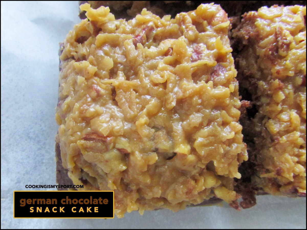German Chocolate Snack Cake – Cooking Is My Sport