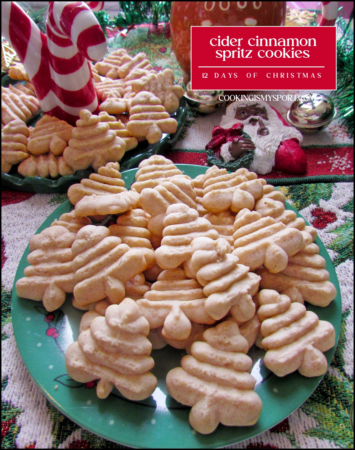 Cider-Cinnamon Spritz Cookies – Cooking Is My Sport