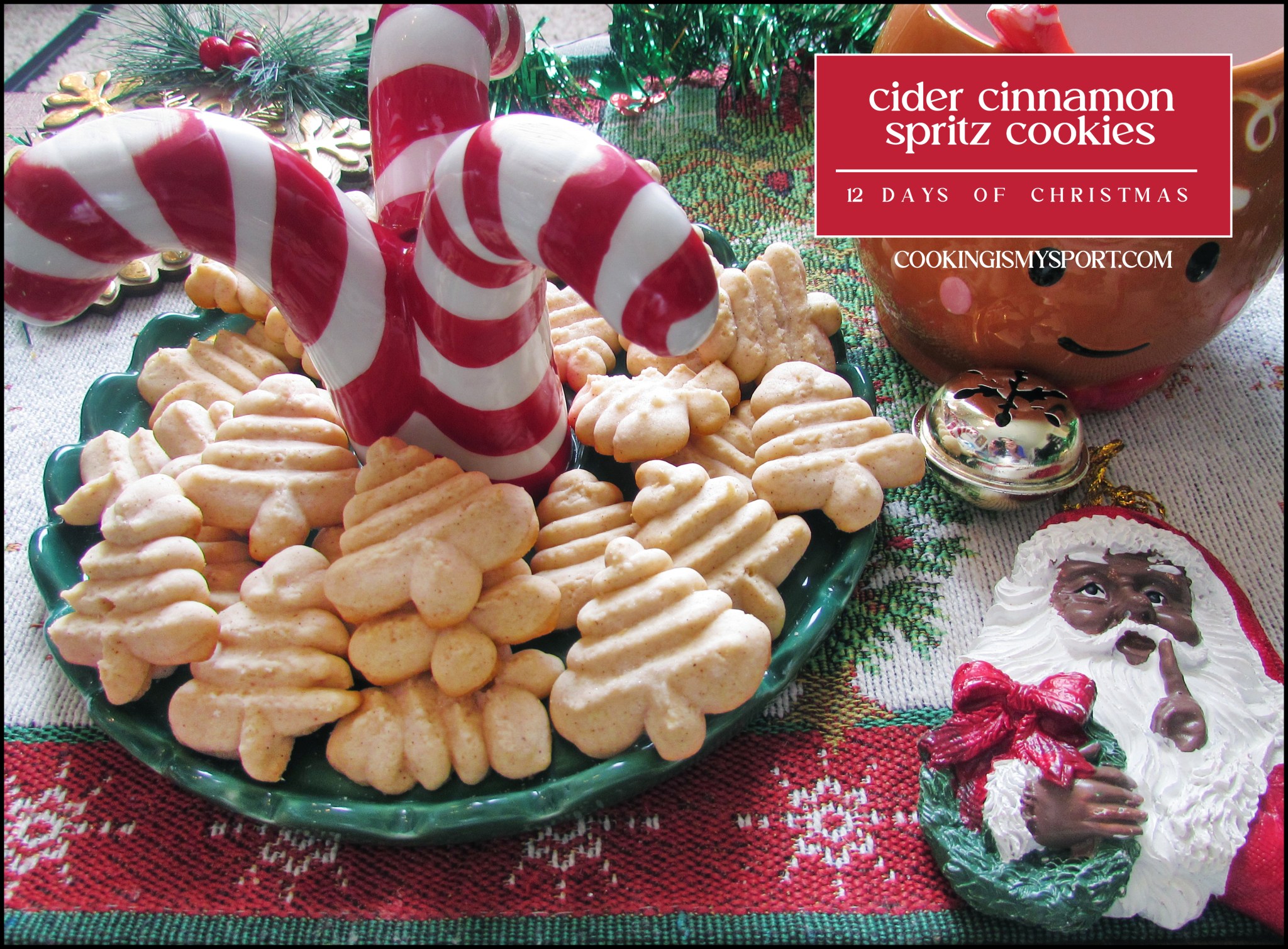 Cider-Cinnamon Spritz Cookies – Cooking Is My Sport