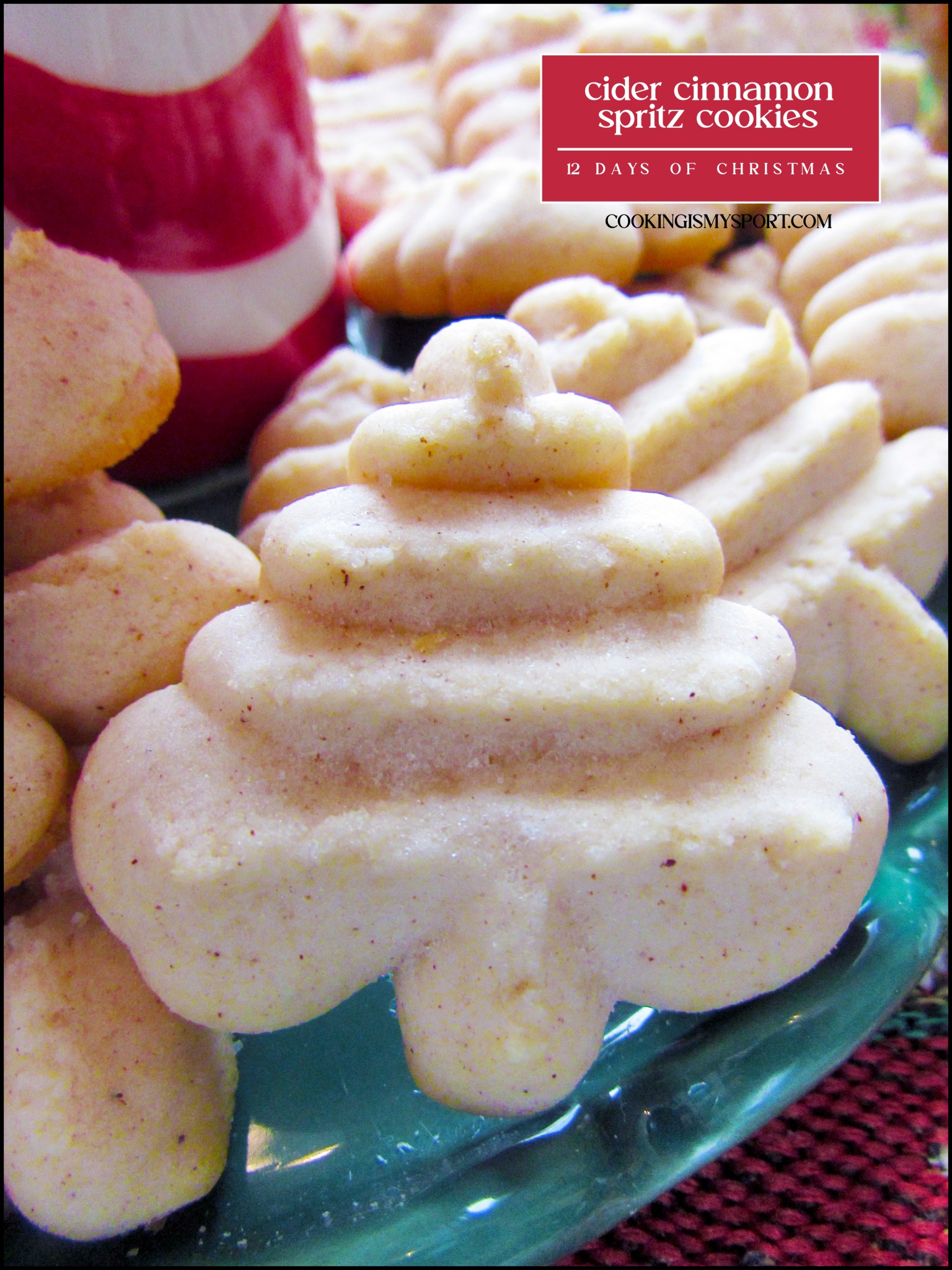 Cider-Cinnamon Spritz Cookies – Cooking Is My Sport