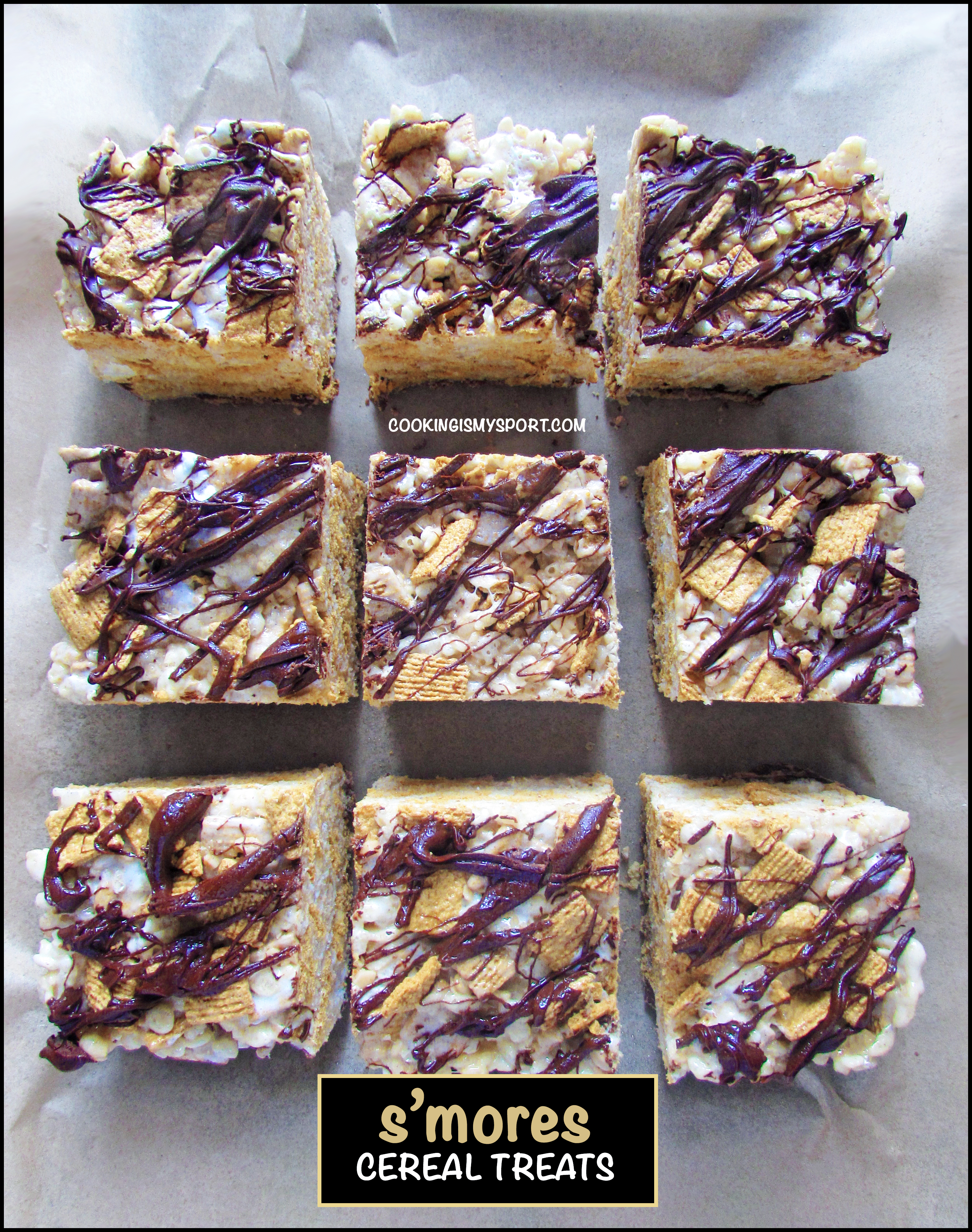 S’mores Cereal Treats – Cooking Is My Sport