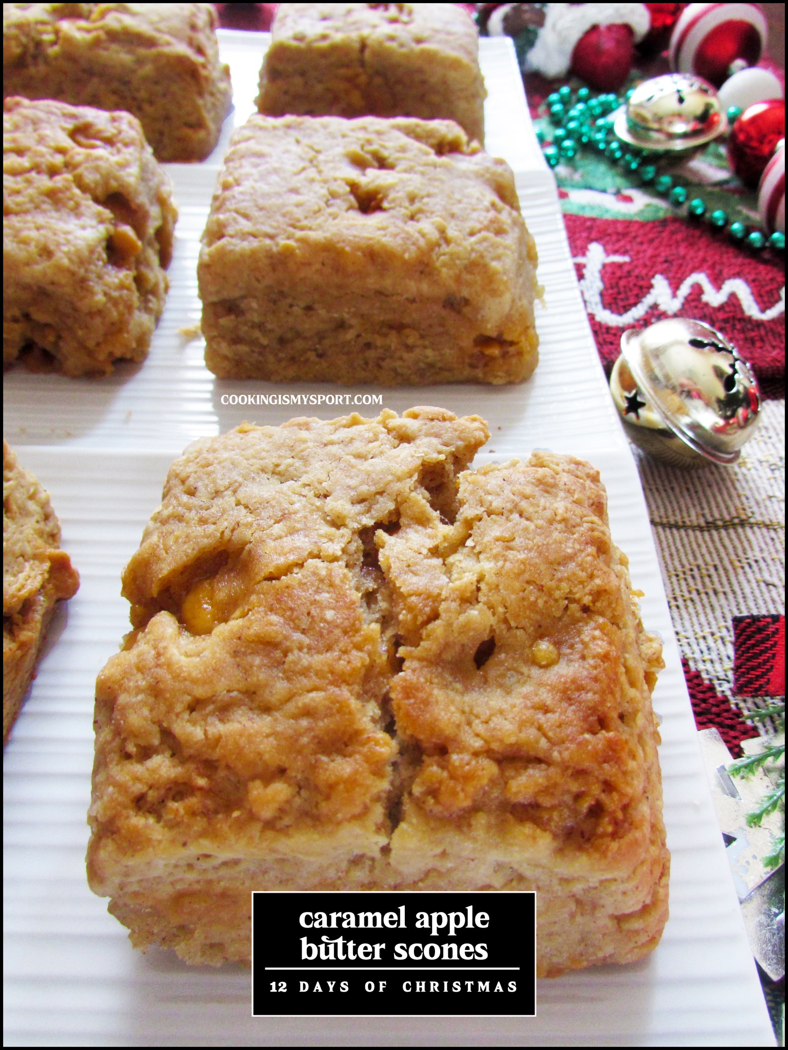 Caramel Apple Butter Scones – Cooking Is My Sport